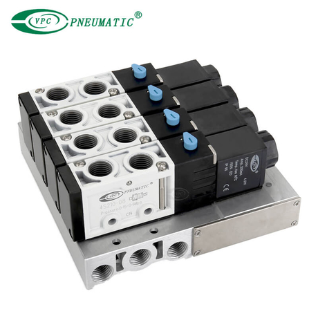 4S210-08-3F Manifold Valve - Buy 5 2 way valve single solenoid ...