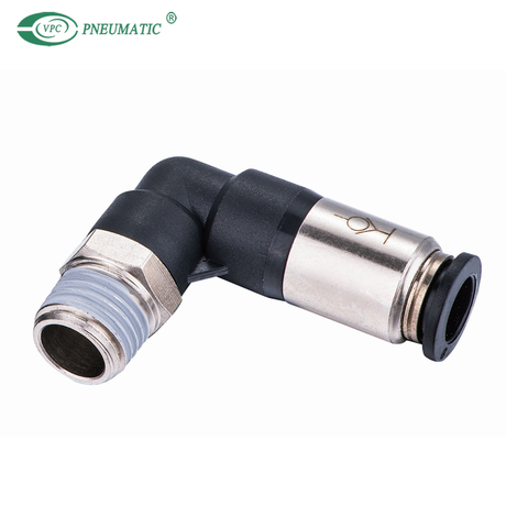 VSPL Male Thread Elbow Stop Fitting - Buy pneumatic stop fitting ...