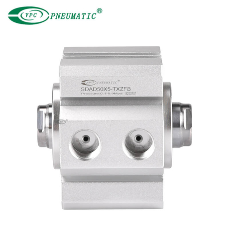SDAD Series Compact Pneumatic Cylinder, Double Acting Double Rod Type ...